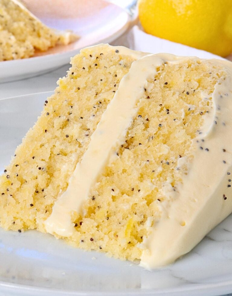 Moist Lemon Poppy Seed Cake - Cakes by MK