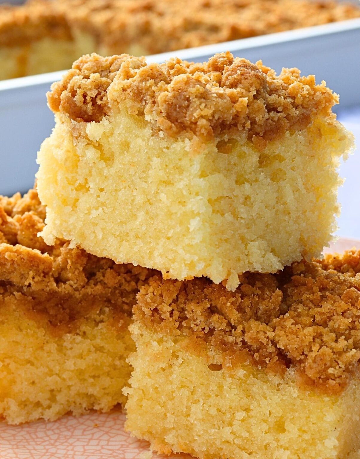 Moist Crumb Cake (So Buttery!) - Cakes by MK
