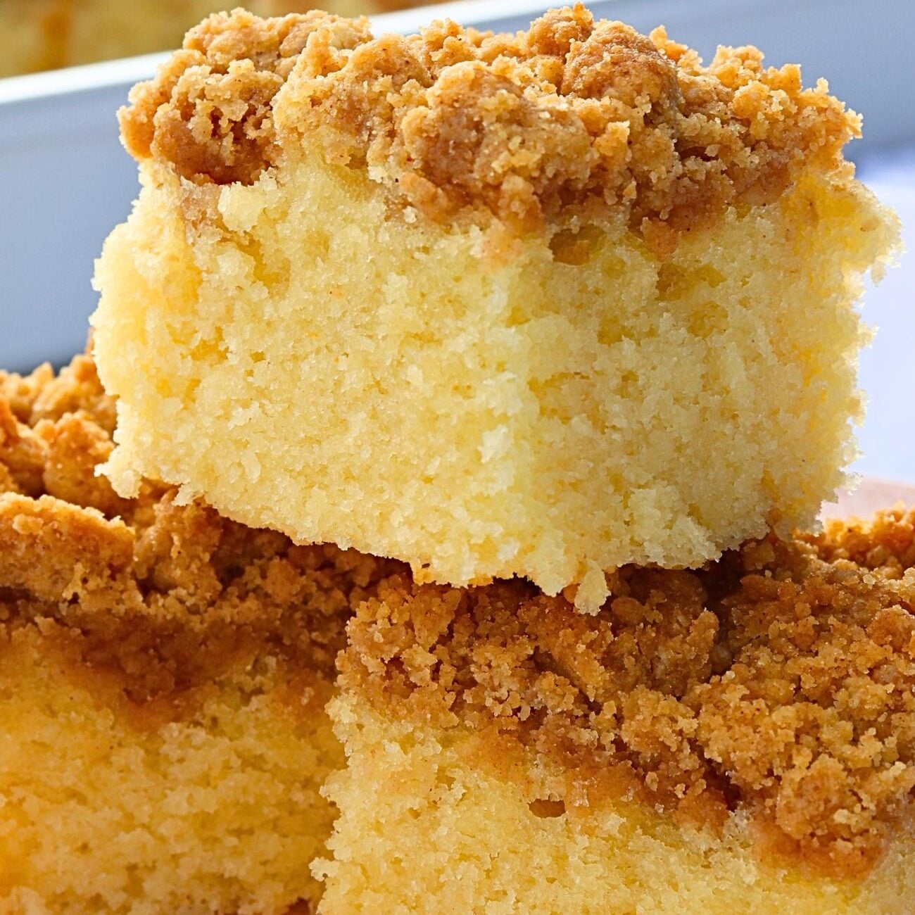 Moist Crumb Cake (So Buttery!) - Cakes by MK